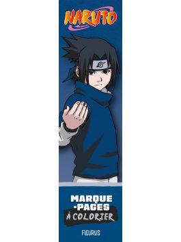 Marque-pages à colorier Naruto – Édition Sasuke