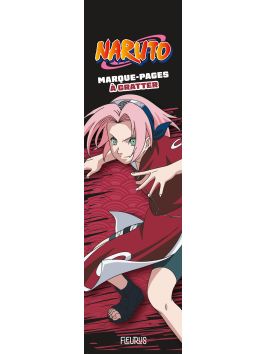 Marque-pages à gratter Naruto - Édition Sakura