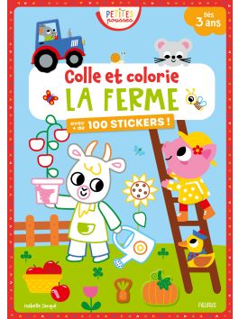 Colle et colorie - La ferme